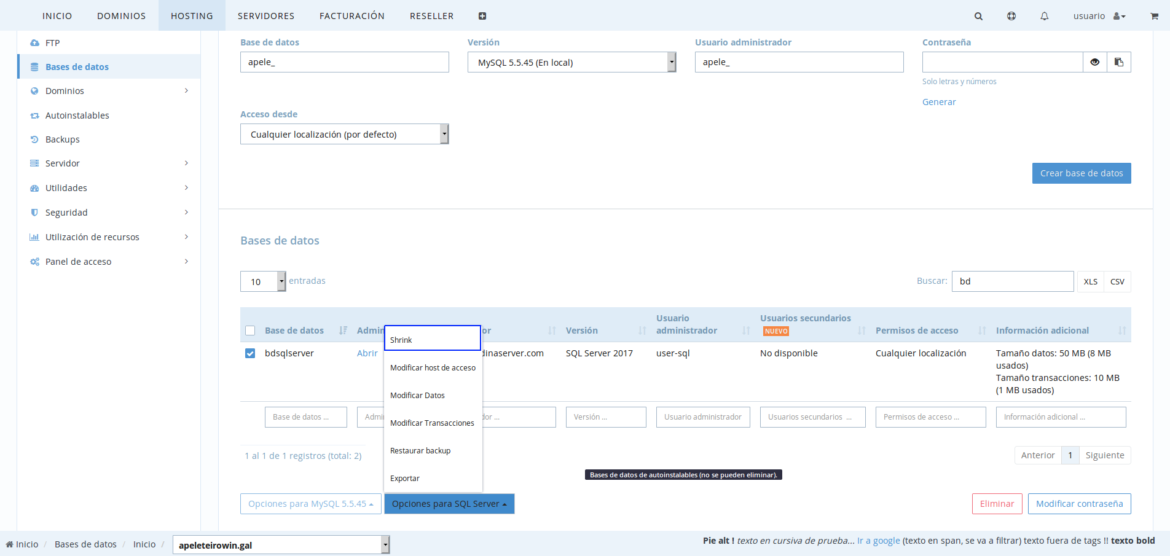 ¿Cómo limpio el espacio de transacciones en SQL Server?