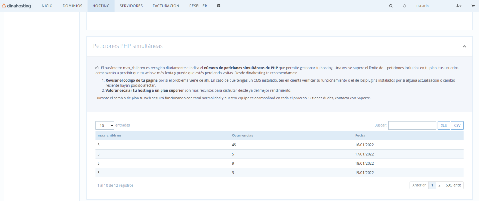 ¿Qué es el max_children? - Ayuda | dinahosting