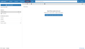 ¿Cómo gestiono mis archivos desde Webmail?