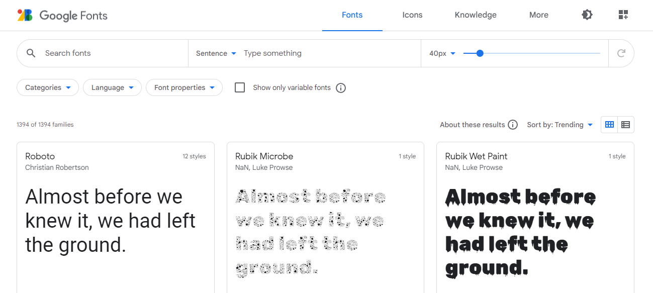 10 fuentes gratis para usar en tu web - El blog de dinahosting