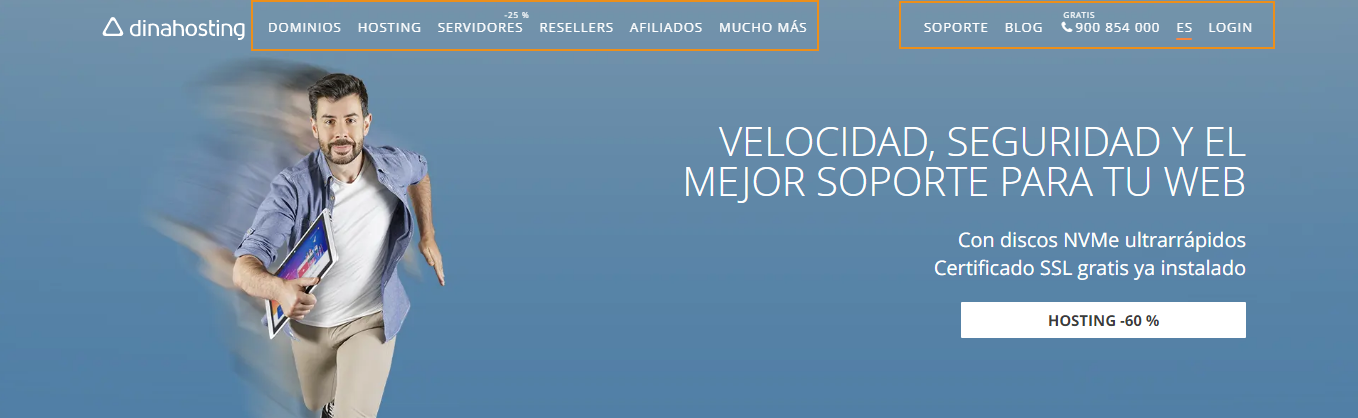 ¿Cuál es la estructura de una página web? Tipologías y elementos - El blog de dinahosting