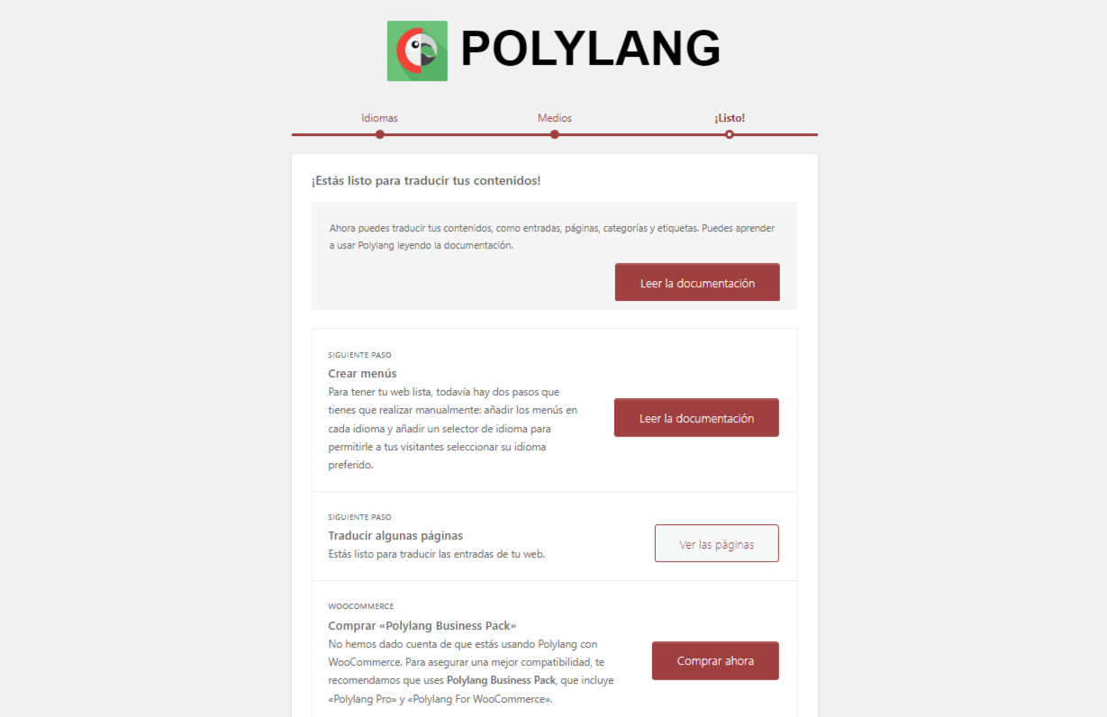 Cómo configurar el plugin Polylang en WordPress - Dinahosting