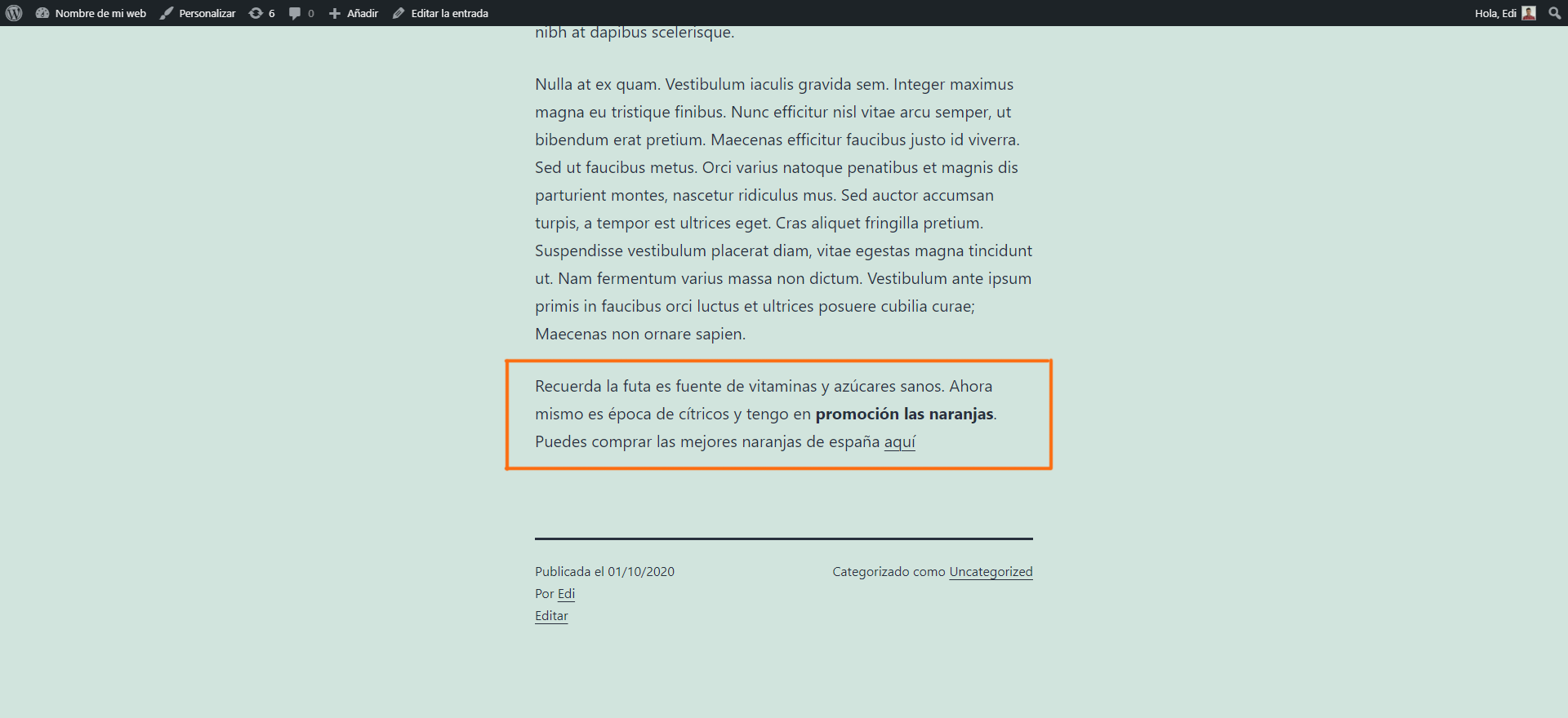 Sumar funcionalidades con snippets en WordPress - Dinahosting