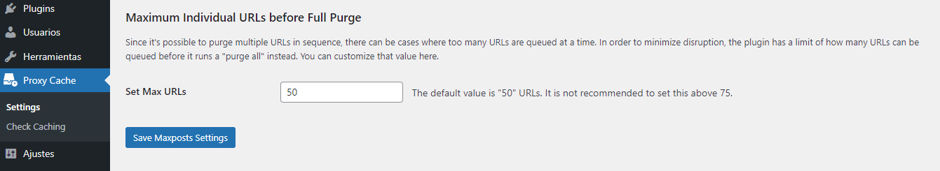 Plugin Proxy Cache Purge de WordPress: tutorial de instalación